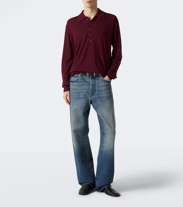 Dries Van Noten Faded Straight Jeans
