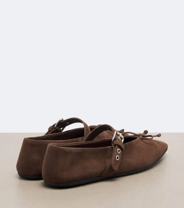 Miu Miu Suede Ballet Flats
