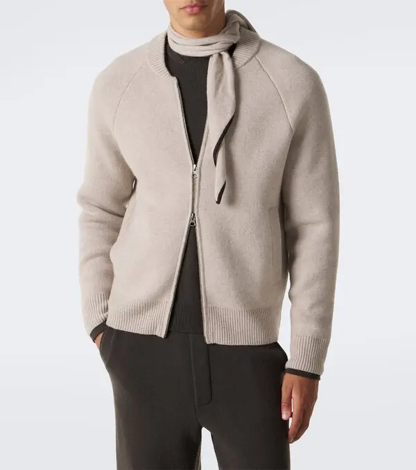 LISA YANG Cashmere Zip-up Cardigan