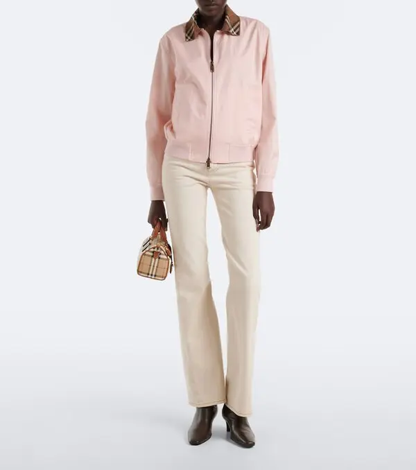 Burberry Check Cotton Blouson Jacket