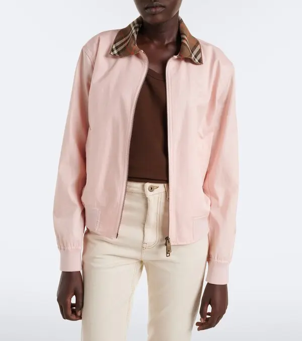 Burberry Check Cotton Blouson Jacket