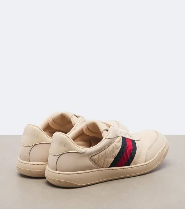 Gucci Screener Web Stripe Sneakers