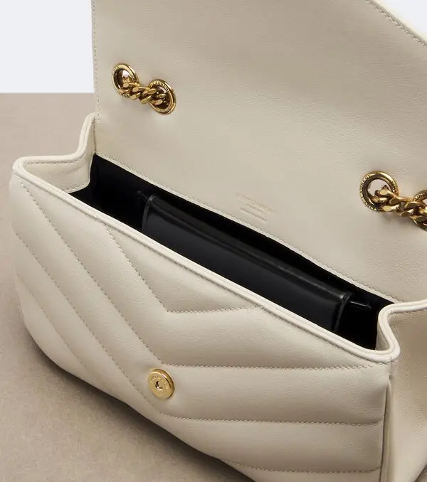 Saint Laurent Loulou Small Leather Shoulder Bag