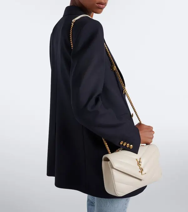 Saint Laurent Loulou Small Leather Shoulder Bag