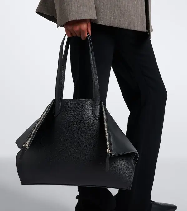 AESTHER EKME Fold Large Leather Shoulder Bag