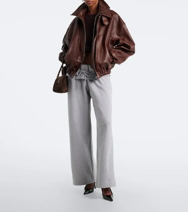 Magda Butrym Leather Blouson Jacket