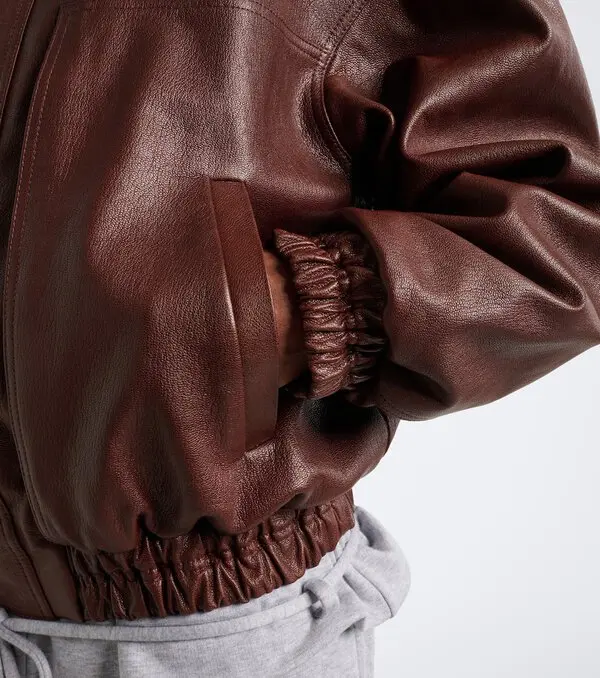 Magda Butrym Leather Blouson Jacket