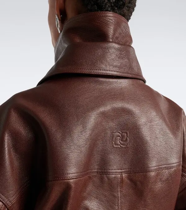 Magda Butrym Leather Blouson Jacket