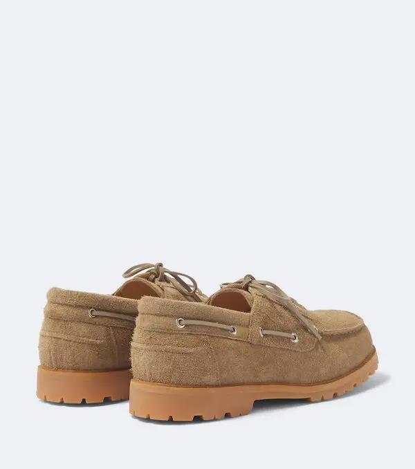 Studio Nicholson Guston Suede Boat Shoes