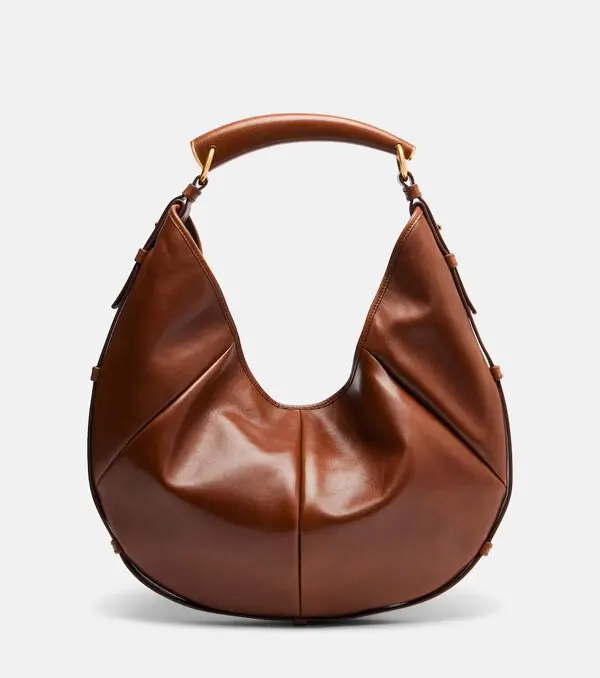 Saint Laurent Mombasa Medium Leather Shoulder Bag
