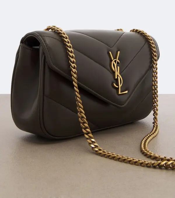 Saint Laurent Loulou Mini Leather Shoulder Bag