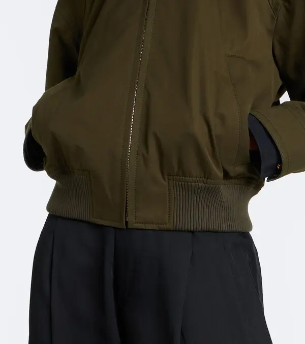 Bottega Veneta Intrecciato Cotton Blouson Jacket