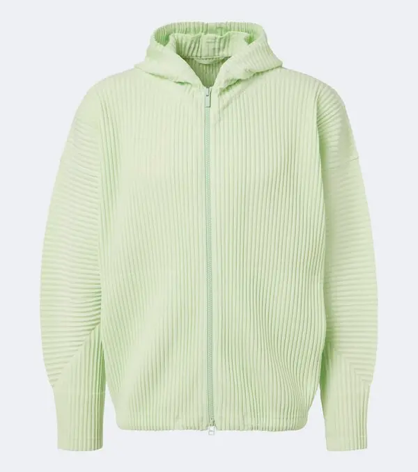 Issey Miyake Monthly Colors: July Zip-up Hoodie - Green