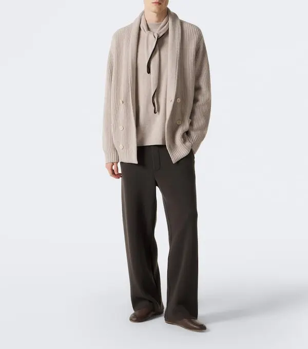 LISA YANG Lyle Double-breasted Cashmere Cardigan