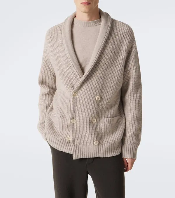 LISA YANG Lyle Double-breasted Cashmere Cardigan
