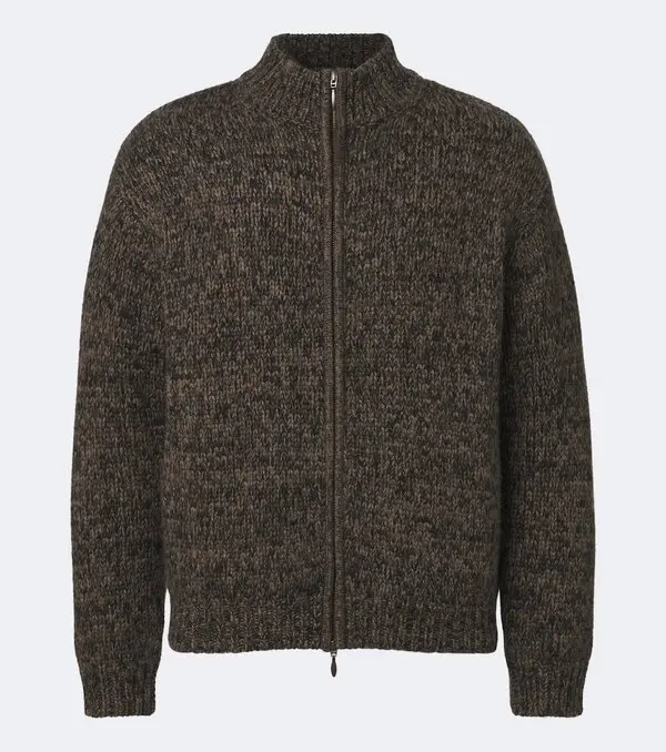 Le Kasha Cashmere Zip-up Cardigan