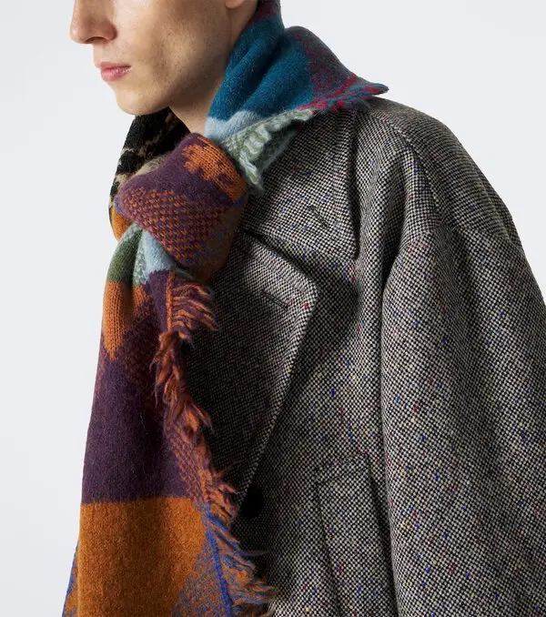 Dries Van Noten Jacquard Wool-blend Scarf