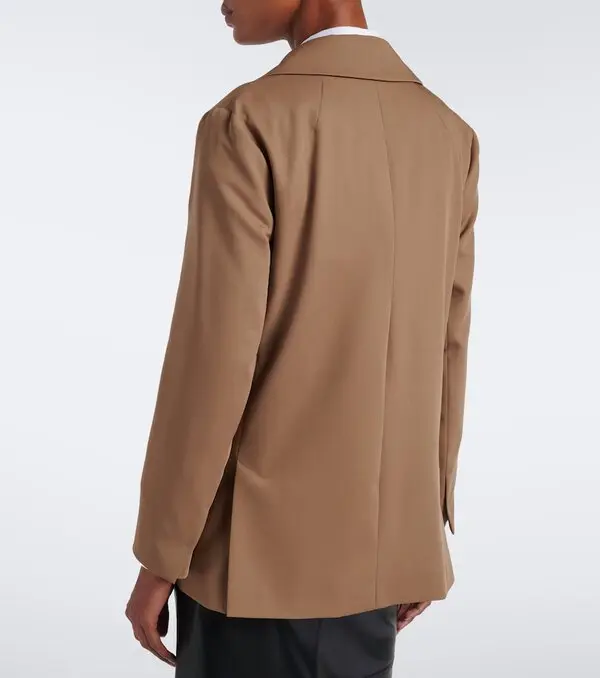 Max Mara Double-breasted Virgin Wool Blazer
