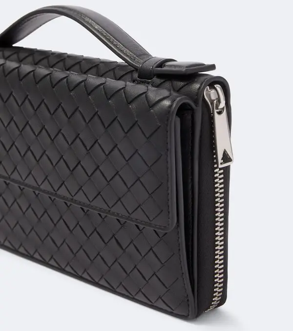 Bottega Veneta Intrecciato Leather Pouch