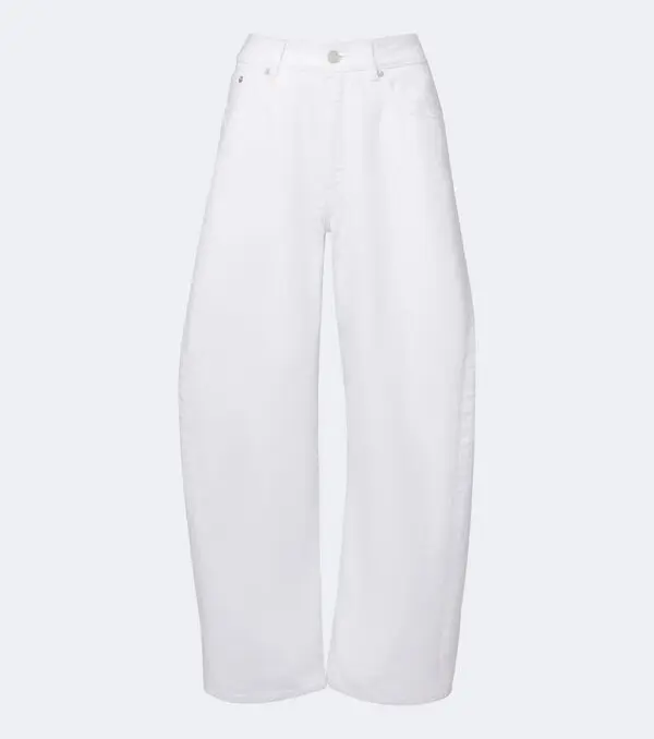 Alaïa Barrel-leg Jeans - White