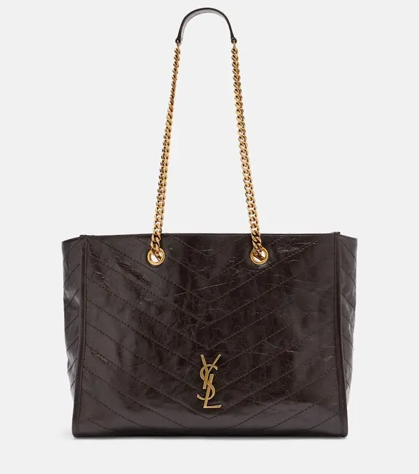 Saint Laurent Niki East West Large Leather Shoulder Bag