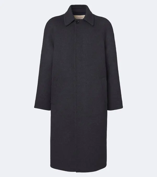 Valentino Garavani Wool And Silk Coat