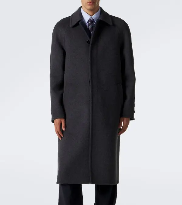 Valentino Garavani Wool And Silk Coat