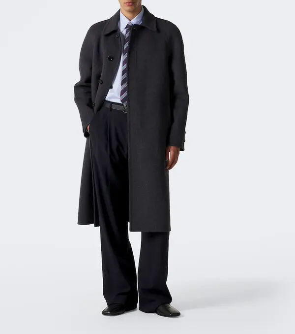 Valentino Garavani Wool And Silk Coat