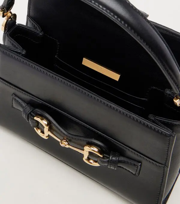 Gucci Horsebit Duomo Small Leather Top Handle Bag