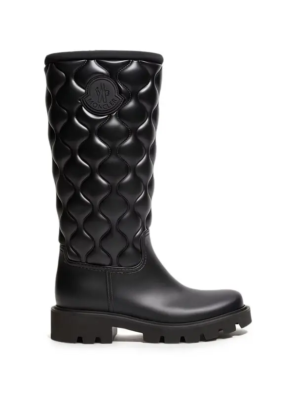 Moncler Kickstream Quilted Rain Boots