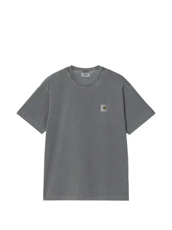 Carhartt Work In Progress Logo Cotton T-shirt - Grey