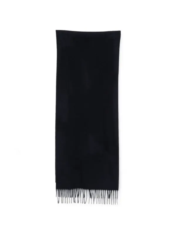 Closed Wool Scarf - Blue