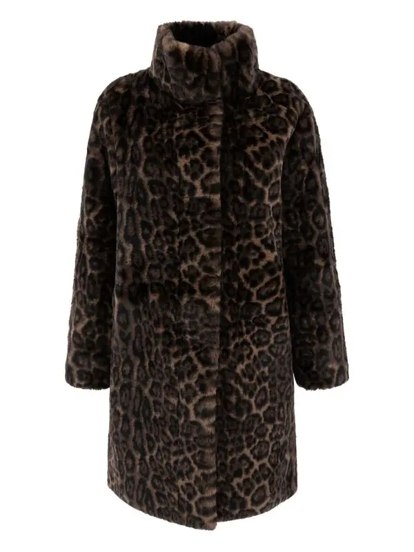 Apparis Blair Leopard Coat - Multi