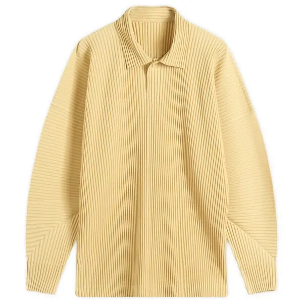 Issey Miyake Homme Plissé Long Sleeve Polo