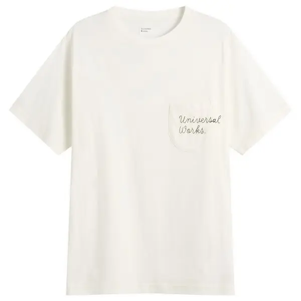 Universal Works Script Logo Pocket T-shirt