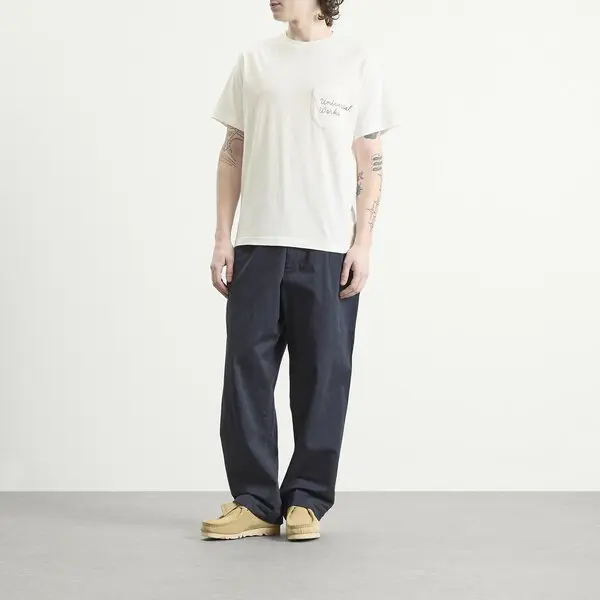 Universal Works Script Logo Pocket T-shirt