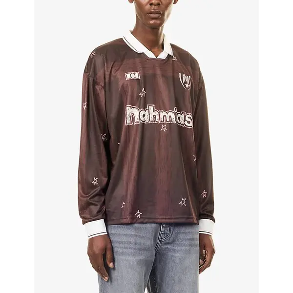 NAHMIAS Scribble Long-sleeve Jersey Top
