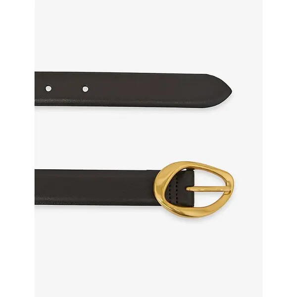 REISS Sammy Leather Belt