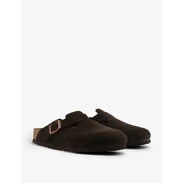 BIRKENSTOCK Boston Suede Clogs