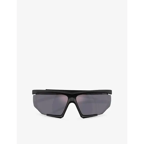 Prada Ps 07ys Irregular-frame Nylon Sunglasses