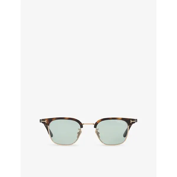 TOM FORD Ft1119-d Square-frame Injected Sunglasses - Brown
