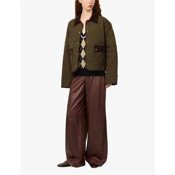 Paige Caleb Cropped Quilted Jacket