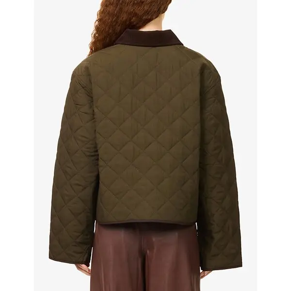 Paige Caleb Cropped Quilted Jacket