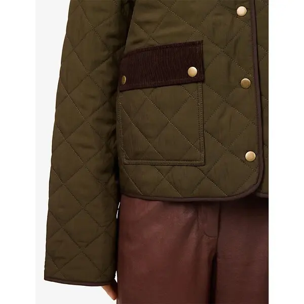 Paige Caleb Cropped Quilted Jacket