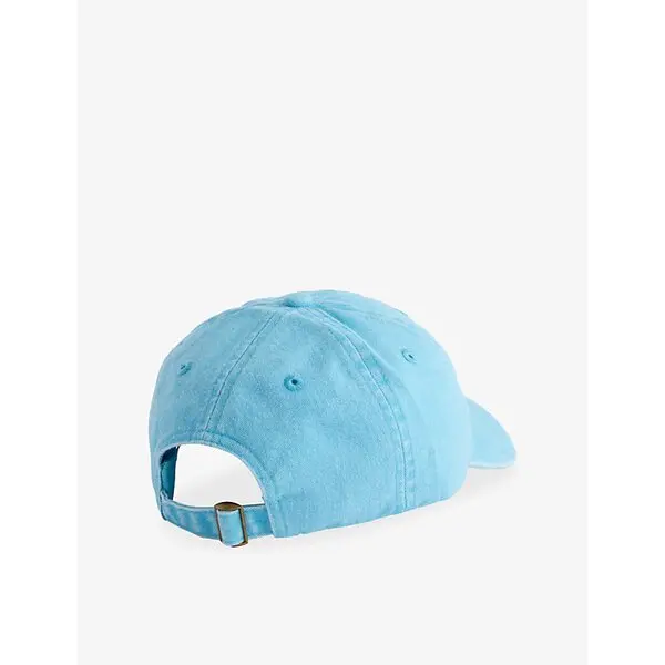 NOT BORING Go To Therapy Slogan-embroidered Cotton Cap