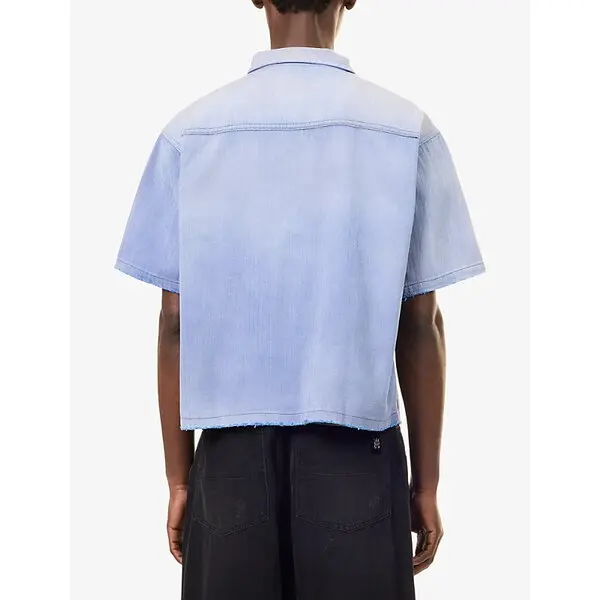 PALY HOLLYWOOD Love Herringbone Cotton Work Shirt