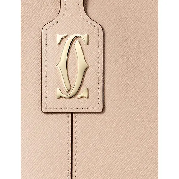 Cartier C De Mini Leather Tote Bag