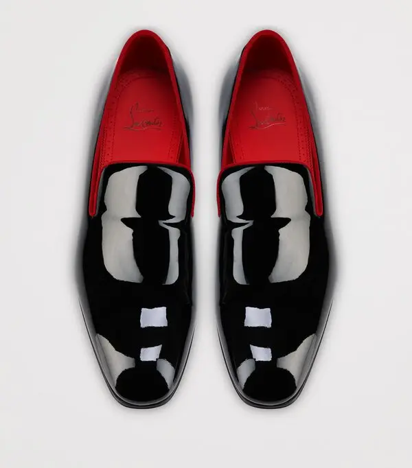 CHRISTIAN LOUBOUTIN Dandelion Galvin Patent Loafers