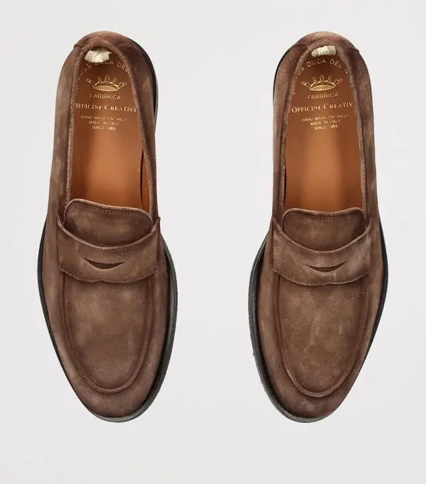 Officine Creative Suede Opera Flex Loafers