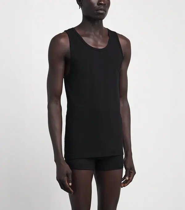 Calvin Klein Stretch-cotton Vests Pack Of Three
